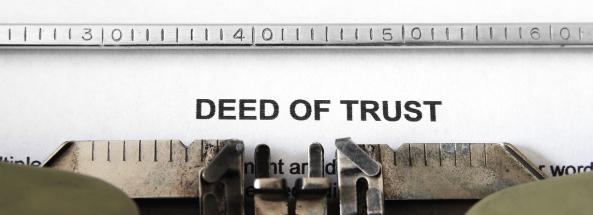 What Is A Deed Of Trust | Hall Financial
